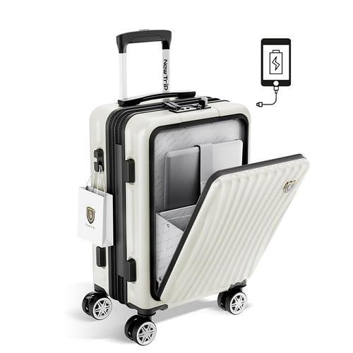 New Trip 0702M フロントオープンスーツケース｜拡張機能・大容量設計